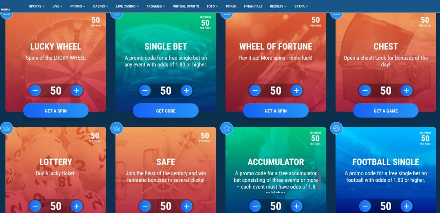 1XBET Promo Code Nigeria 2022 100 Or 30 To The Deposit 1XBET Promo Code Nigeria 2022 100 Or 30 To The Deposit